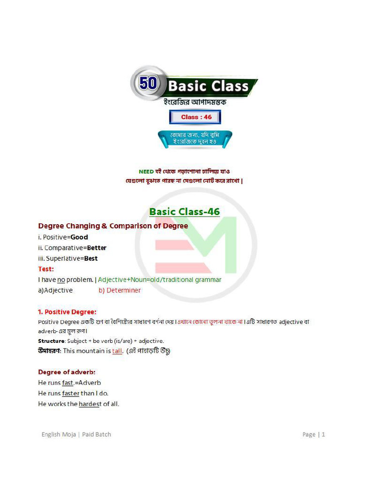 Lecture Sheet 46 | PDF