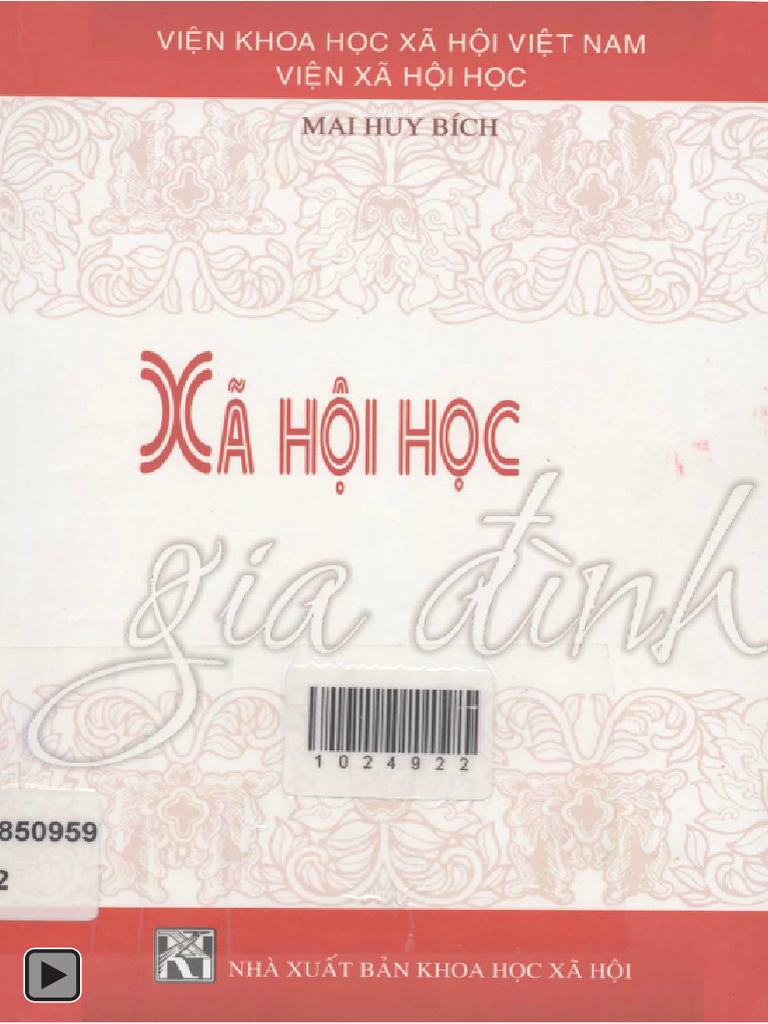 (SO-045) Xã Hội Học Gia Đình - Phạm Huy Bích | PDF