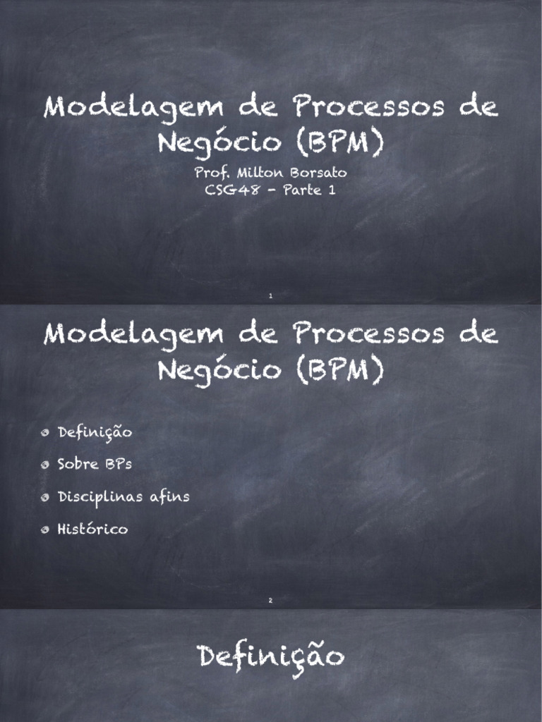 Cap 1 - Modelagem de Processos de Negócio | PDF | Gestão de processos de negócios | Business