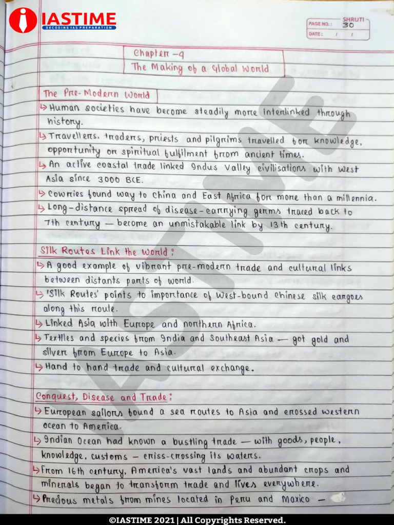 NCERT History Class 10 (Chapter-4) by ©IASTIME | PDF | Trade | Economies