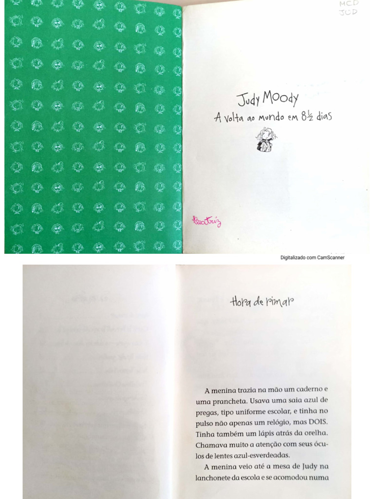 Judy Moody - A Volta Ao Mundo 8 Dias | PDF