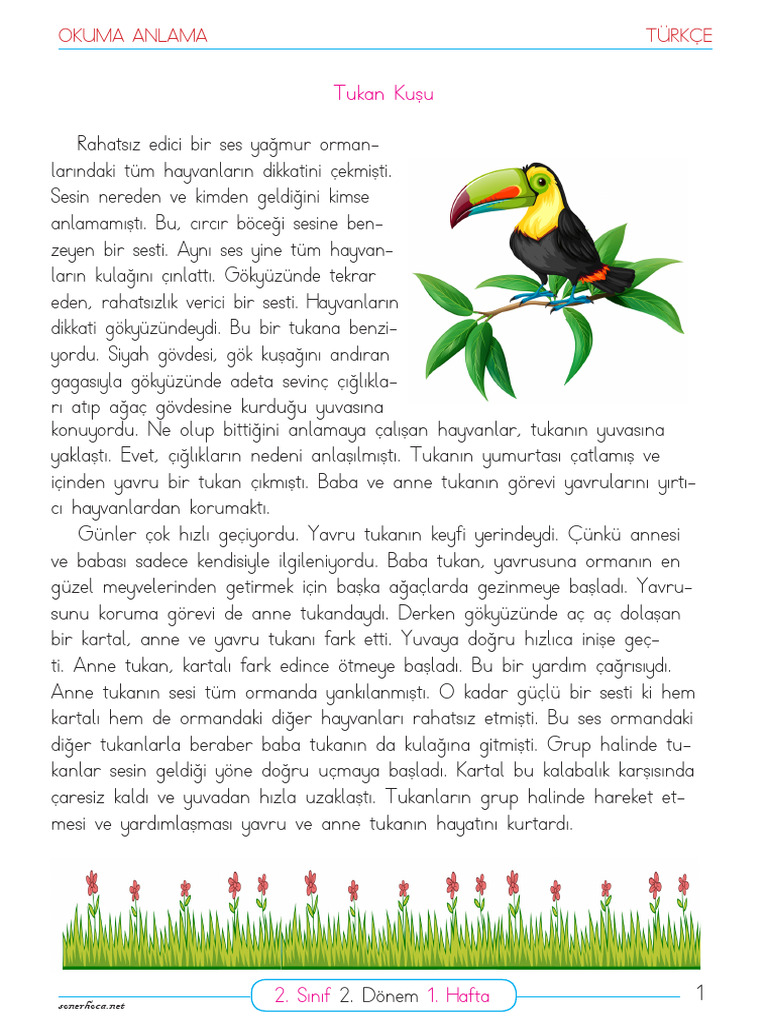 Sinif Haftalik Odev 1. Donem 1 1 1 | PDF