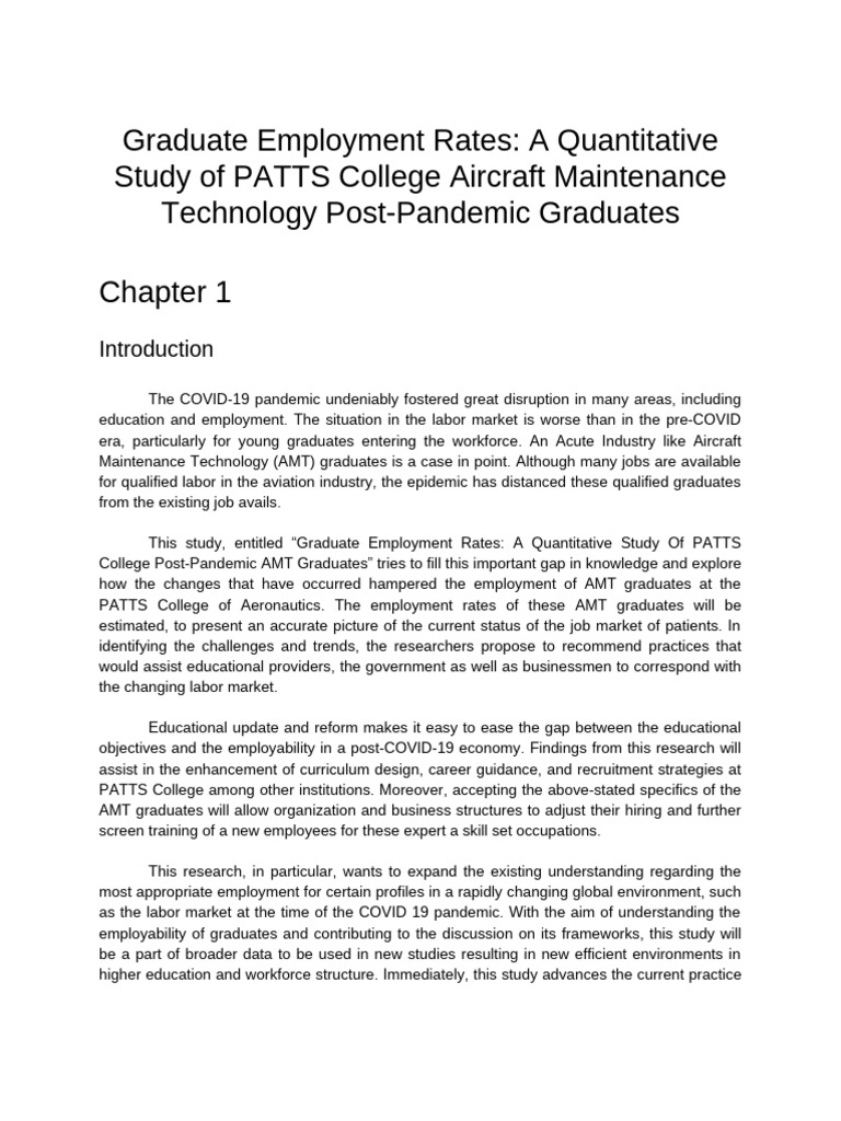 Aviation Research | PDF | Employment | Labour Economics