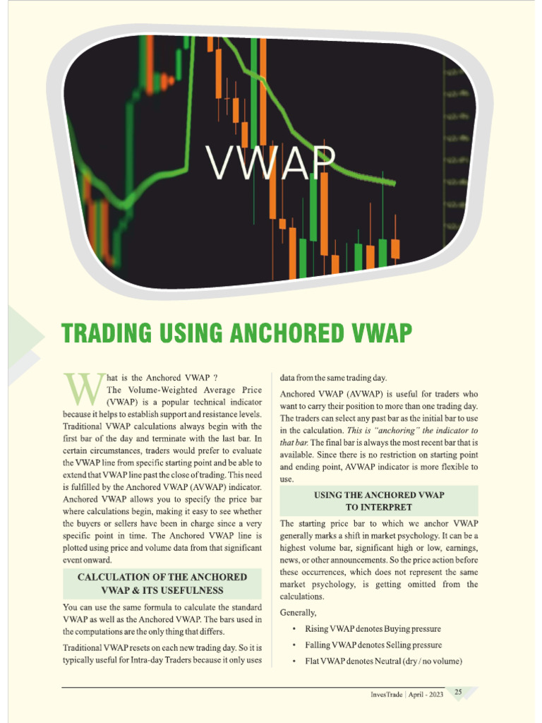 Trading Using Anchored VWAP | PDF