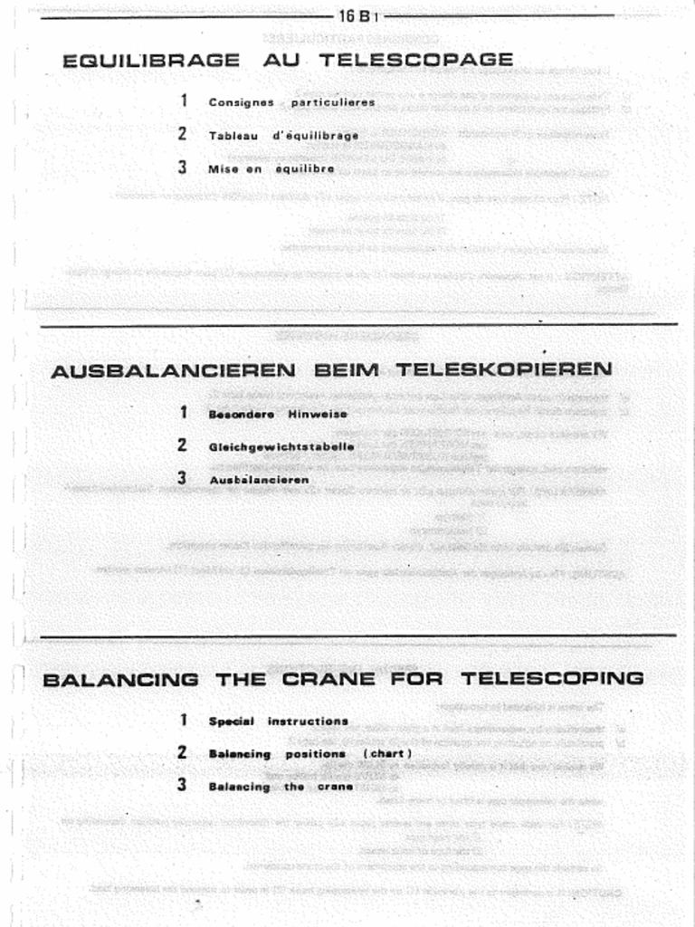 Équilibrage Au Téléscopage | PDF