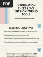 Cbt Monitoring Tools And Charts Guide Pdf Educational Technology