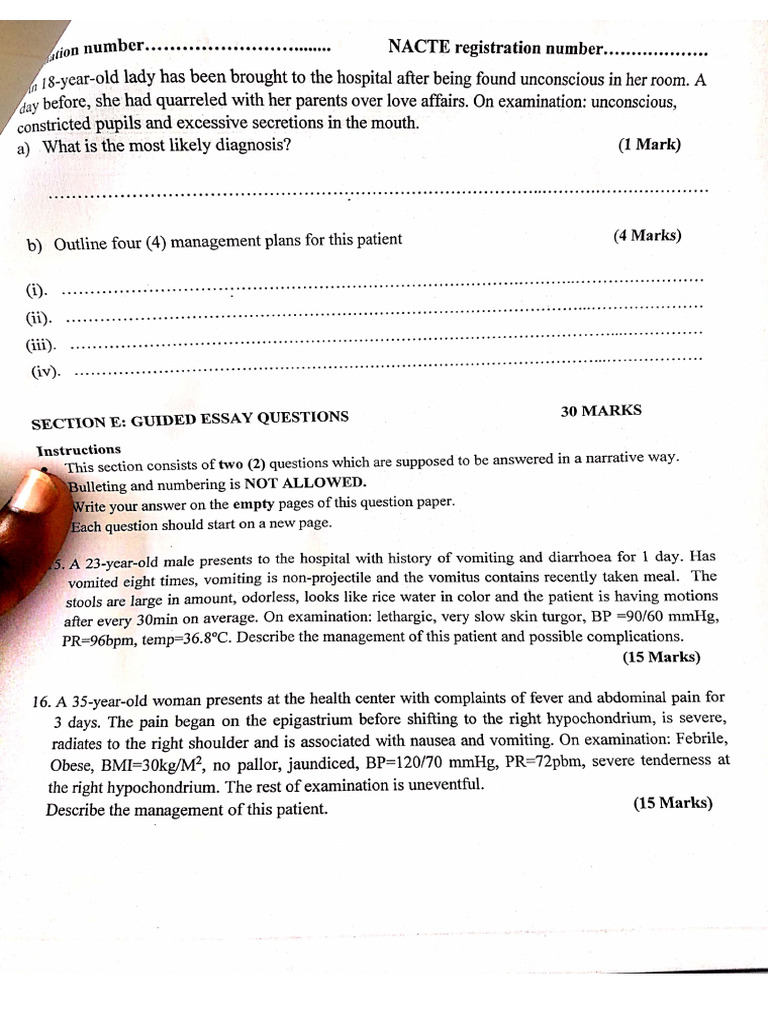 NACTE Internal Medicine L6 | PDF