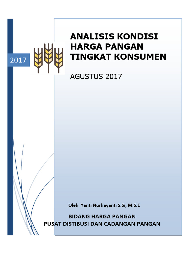Kondisi Pasokan Dan Harga Pangan Agts 2017 | PDF