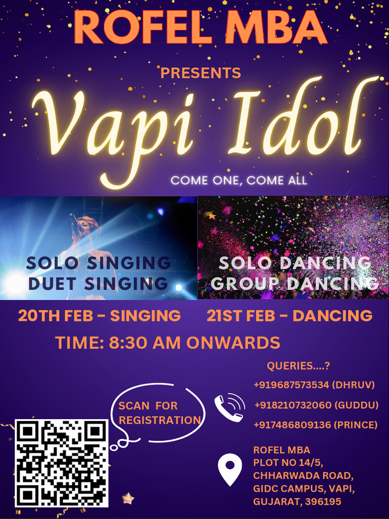 Vapi Idol 2024 | PDF