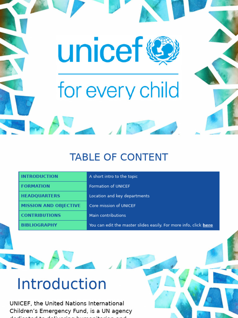 Project UNICEF (Shambhavi Singh) 10D | PDF | Unicef | Children's Rights