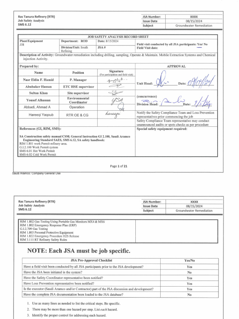 J58 JSA RTR Signed | PDF