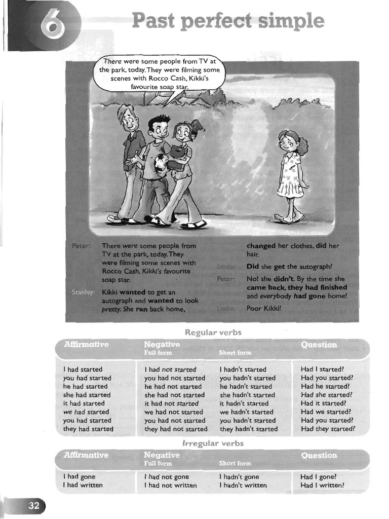 Grammar - Longman - Grammar Time 4 (U4 Past Perfect) | PDF