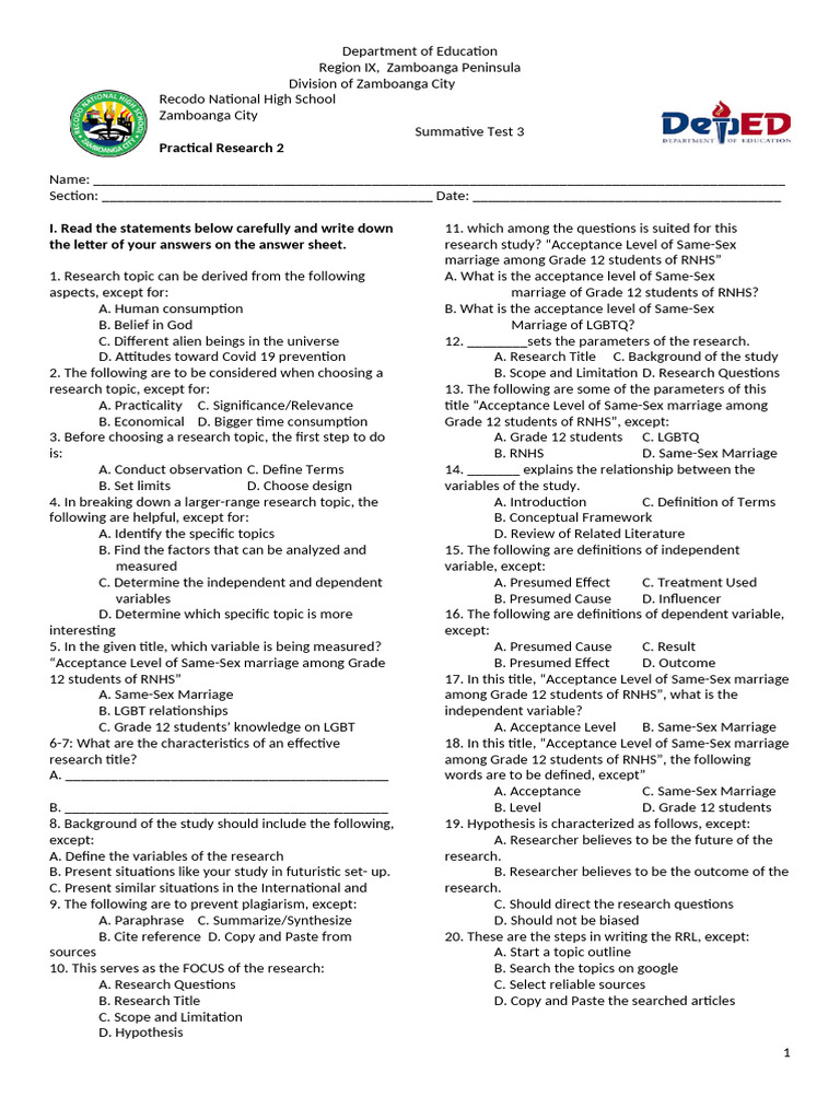 Periodic Exam | PDF | Scientific Method | Psychology
