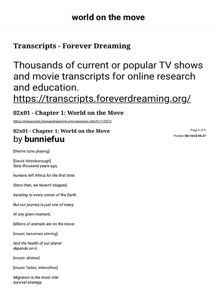 Thousands of Current or Popular TV Shows and Movie Transcripts For ...