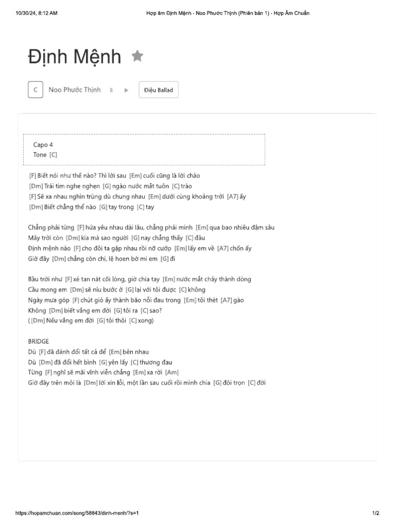 Dinh Menh | PDF