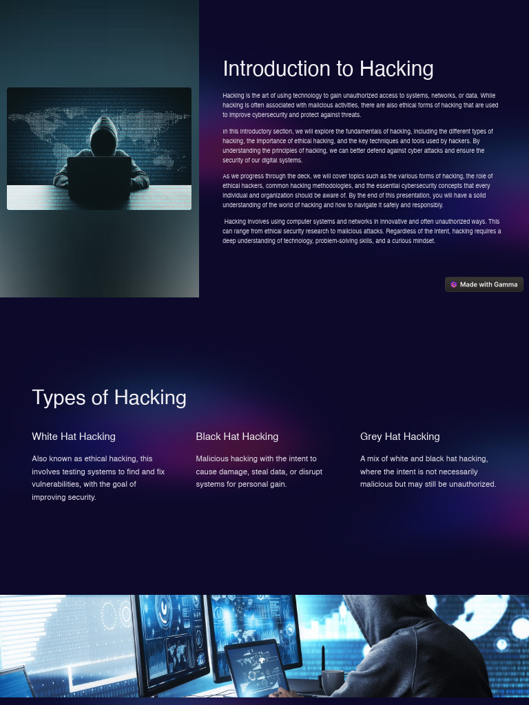 Cyber Security: Introduction To Hacking | PDF | Security Hacker | Security