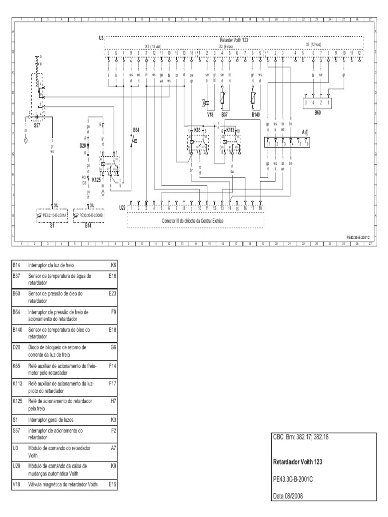Retardador Voith 123 | PDF | Equipamento | Engenharia de Energia
