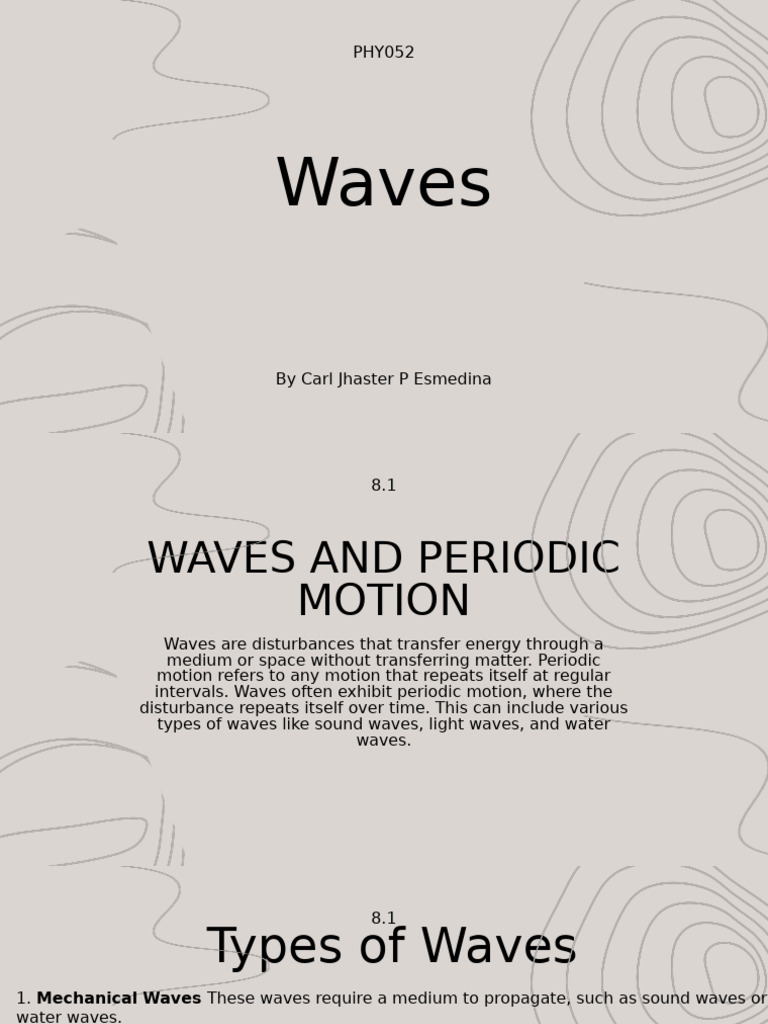 Waves | PDF | Waves | Oscillation