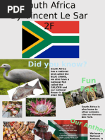 National Symbols of South Africa Photo Display Poster - Ver - 1 | PDF