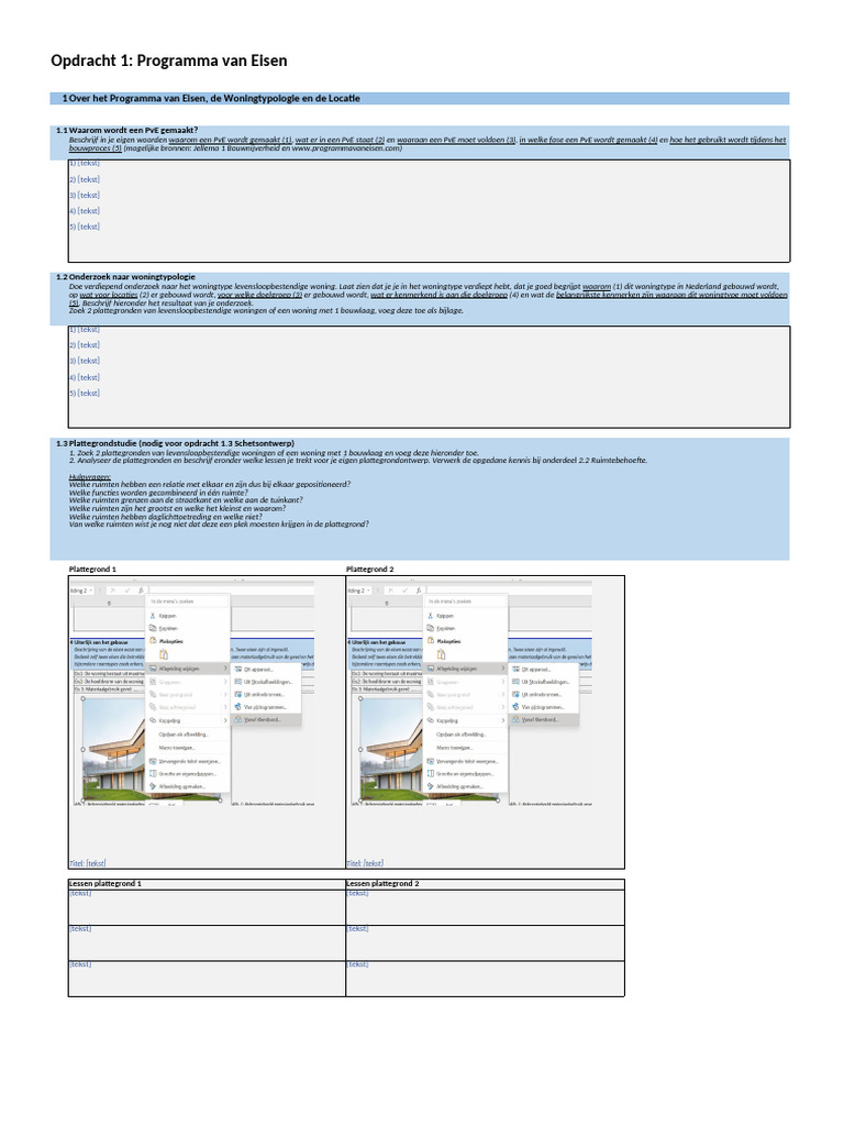 FORMAT Opdracht 1 Programma Van Eisen | PDF