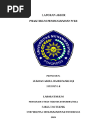 Template Laporan Akhir Project | PDF