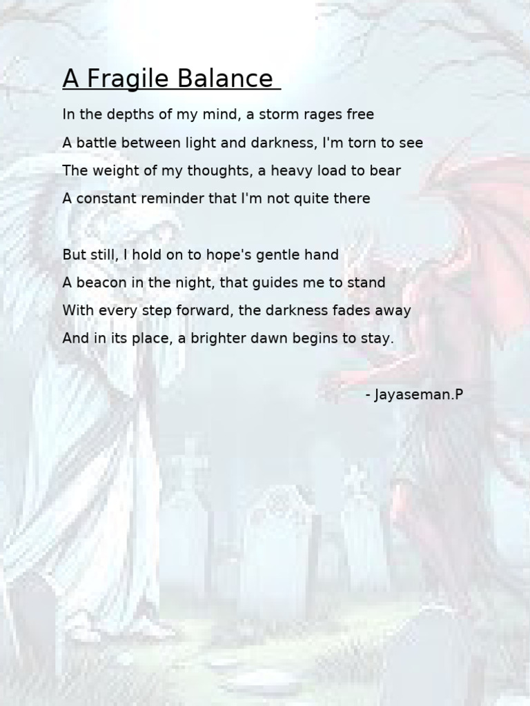 Inner Struggle and Hope Poem | PDF