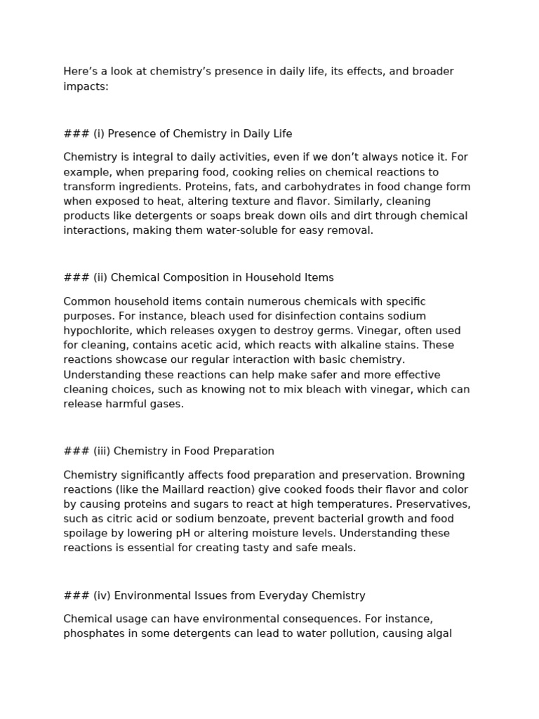 Chemistry 313 TMA Q6 | PDF | Bleach | Chemistry