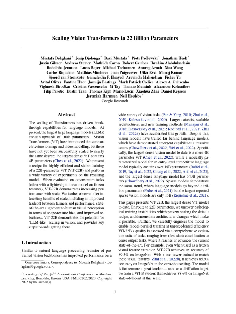 Scaling Vision Transformers | PDF | Matrix (Mathematics) | Applied Mathematics