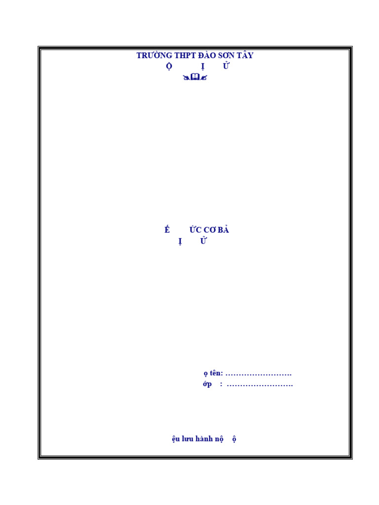 Thptdaosontay 510535 3tai Lieu Hoc Tap Hki Su 1 | PDF