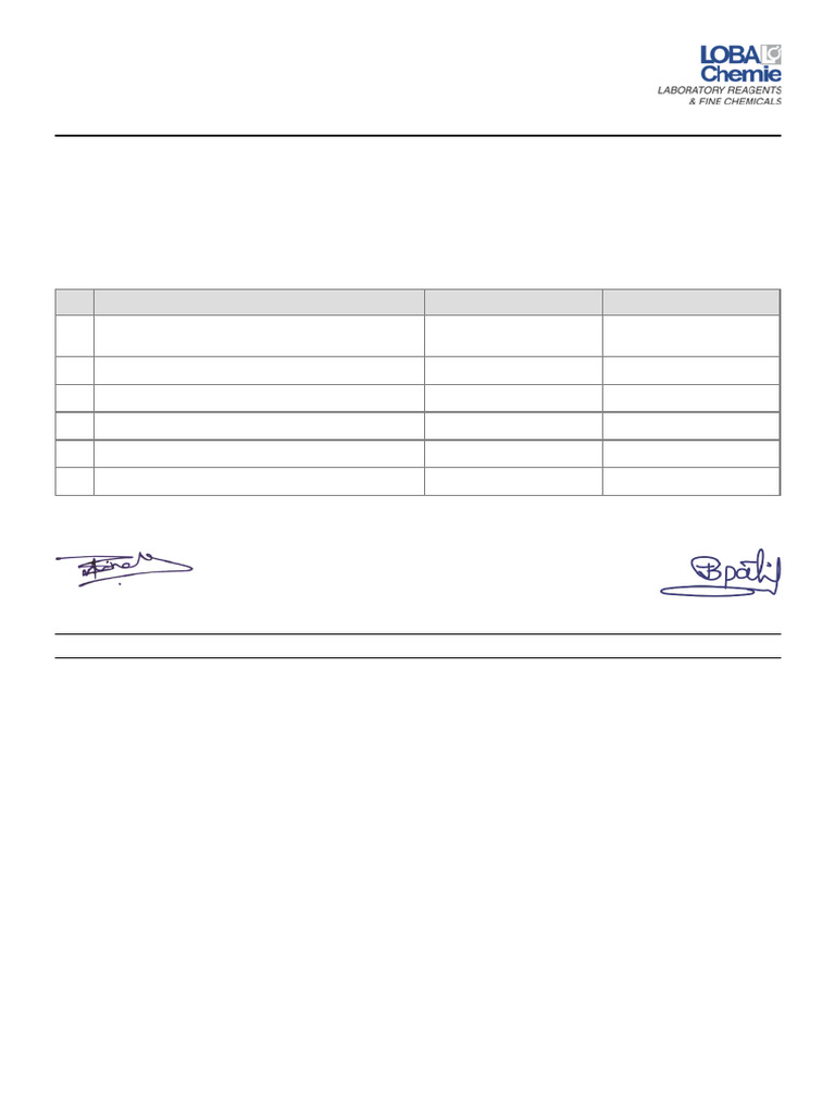 Coa 01079 Sample | PDF | Molecules | Chemistry