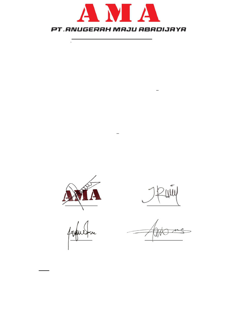 Perjanjian Fee PT Ama | PDF