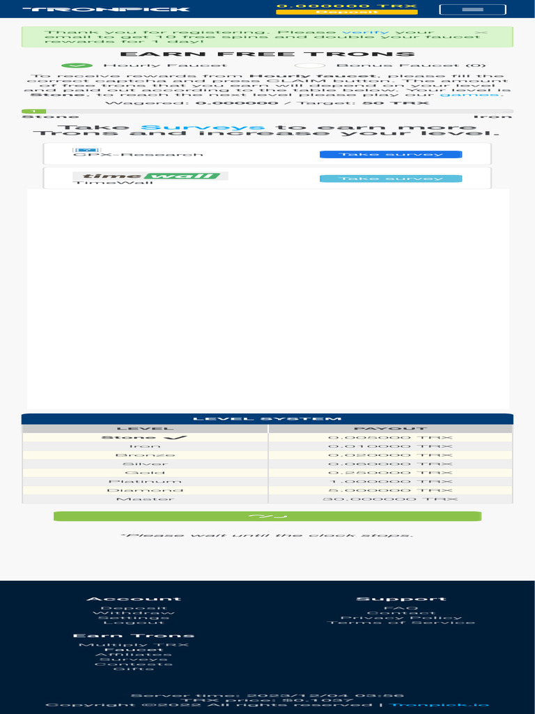 Tronpick - Io - Faucet | PDF