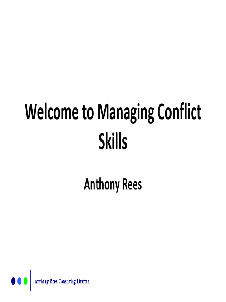 The Thomas-Kilmann Conflict Mode Instrument (PDFDrive) | PDF | Anger ...