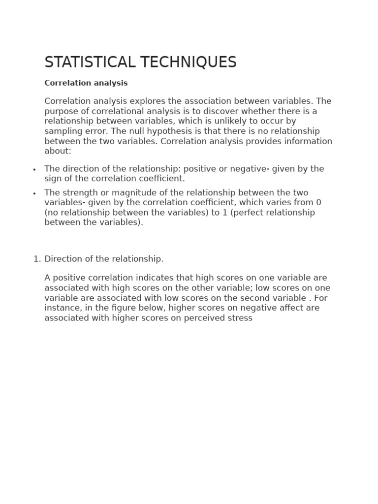 Statistical Techniques Pdf Statistics Applied Mathematics