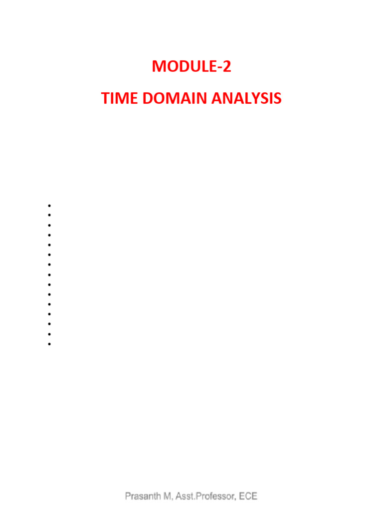 Ect 307 Control Systems Module 2 | PDF | Damping | Computer Engineering
