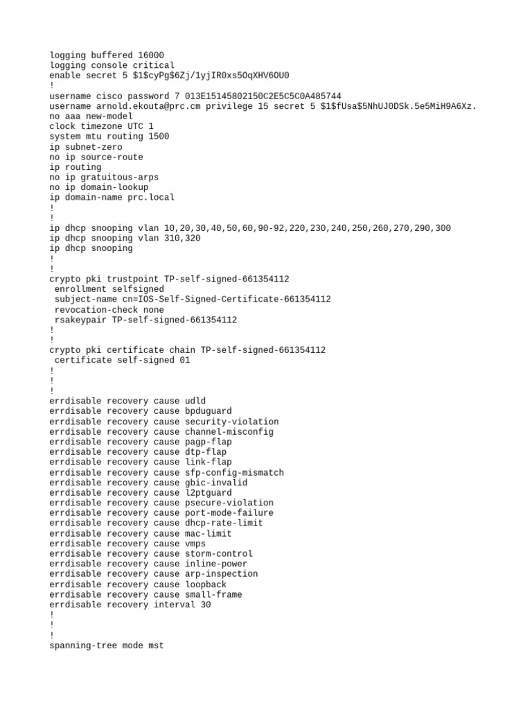 SWITCH SERVEURtxt | PDF | Networking Standards | Computing