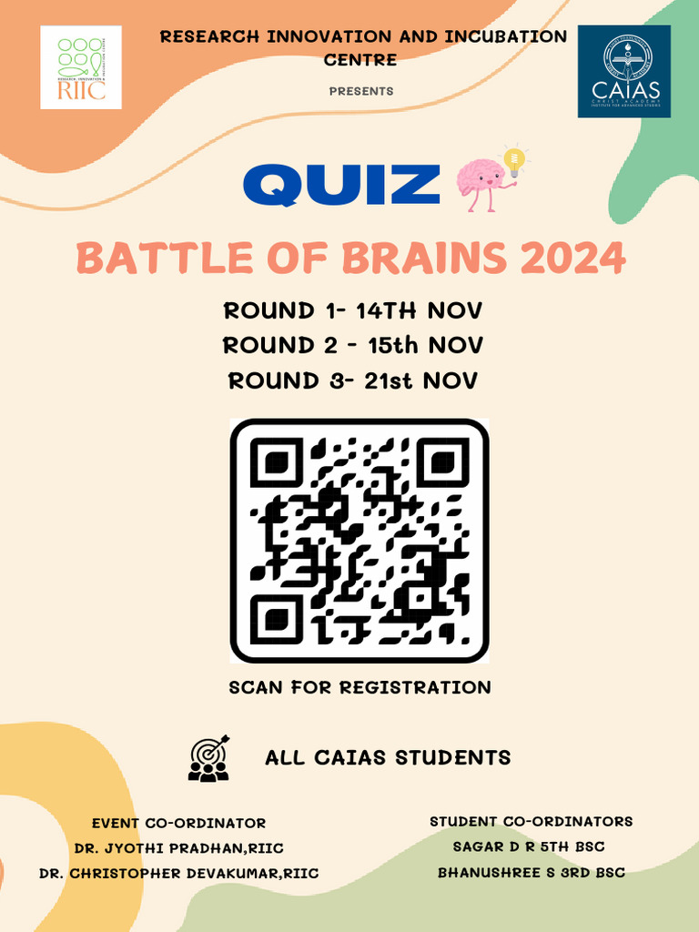 Quiz Battle for CAIAS Students | PDF