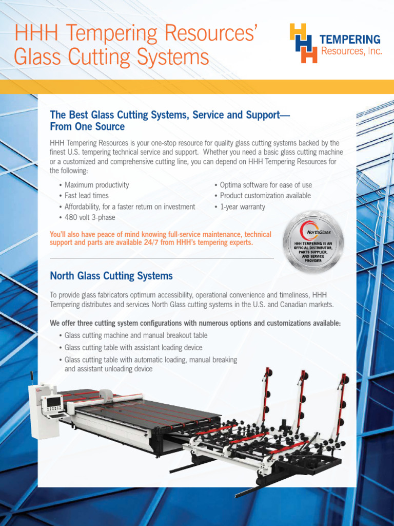 Quality Glass Cutting Systems & Support | PDF | Technology & Engineering