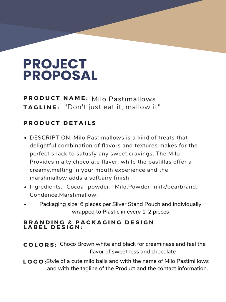 Minimalist Simple General Project Proposal 1 | PDF