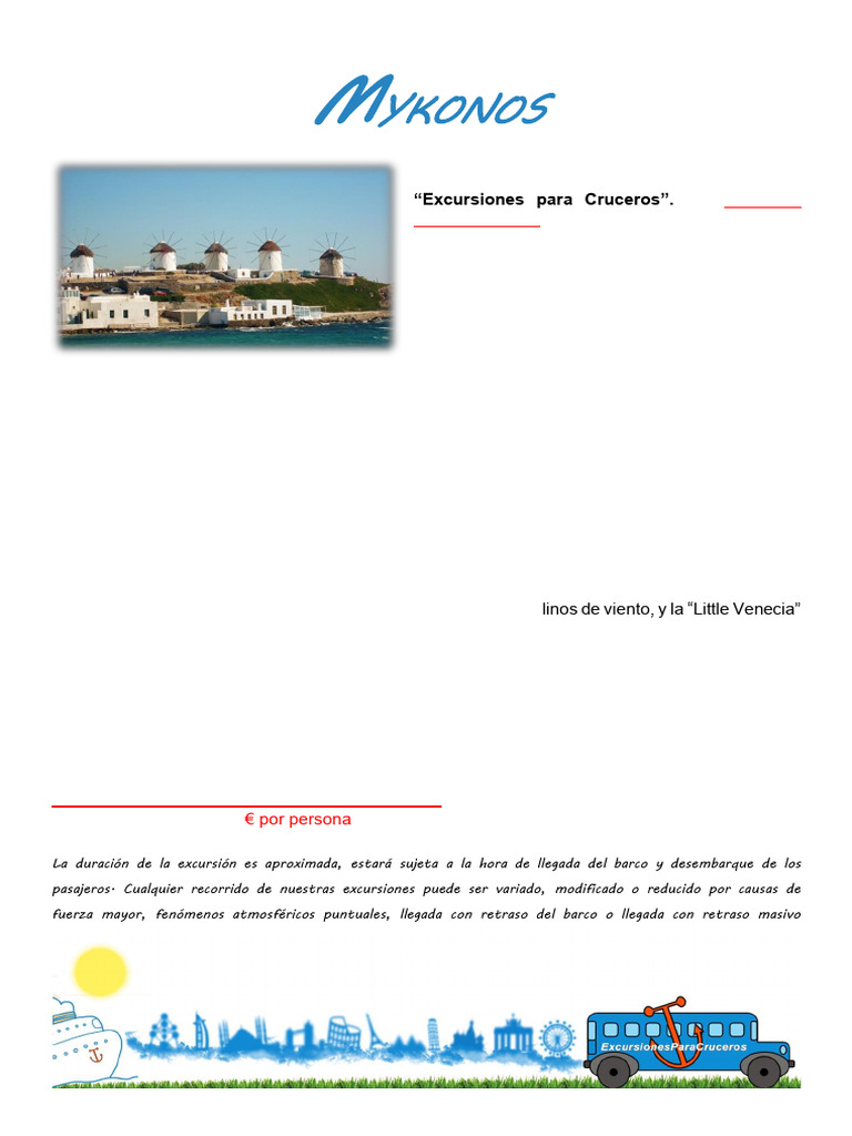 Mykonos Guía 1 | PDF