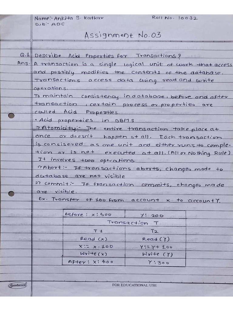 ADC Assignment No.3 | PDF