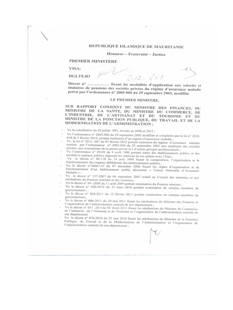 Décret - CNAM | PDF