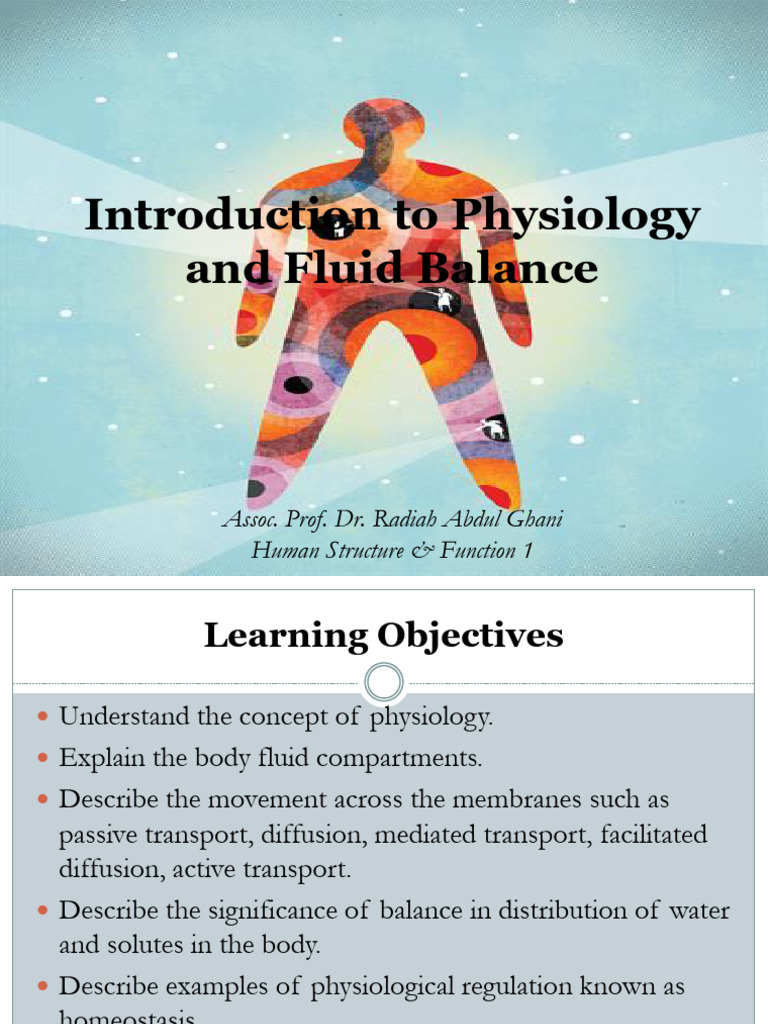 HSF1 Intro To Physiology 2024 | PDF | Cell Membrane | Capillary