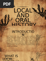 Local and Oral History of The Philippines Lesson | PDF | Oral History ...