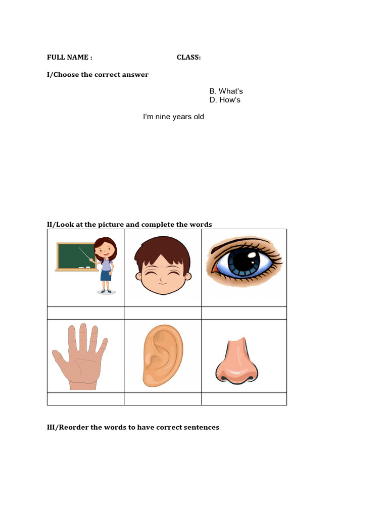 Test Class 3 | PDF | Language Arts & Discipline