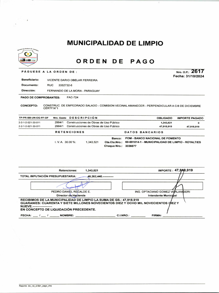 Const Emp Salado Perpen A 8 de Dic | PDF