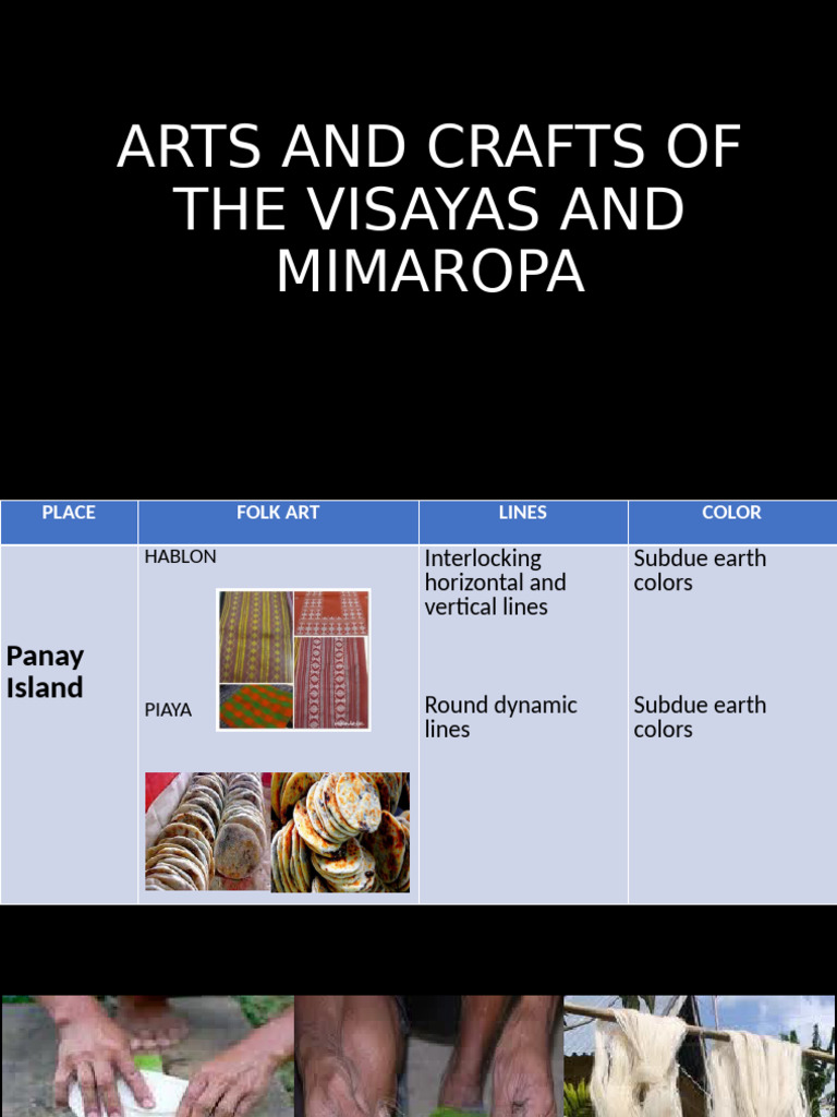 Arts and Crafts of The Visayas and Mimaropa | PDF | Color | Visual Perception