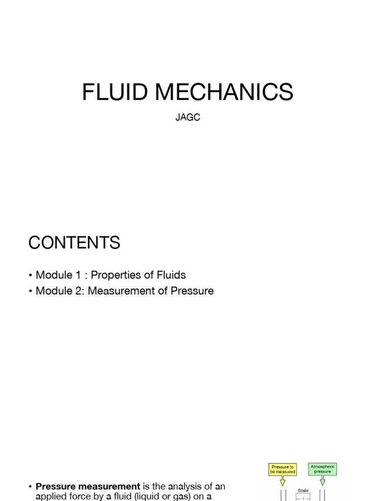 Module-2-Measurement of Pressure | PDF | Pressure | Pressure Measurement