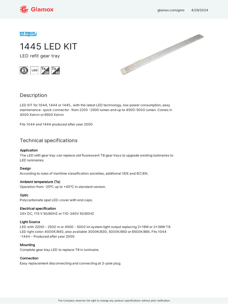 1445 Led Kit | PDF | Home & Garden | Computers