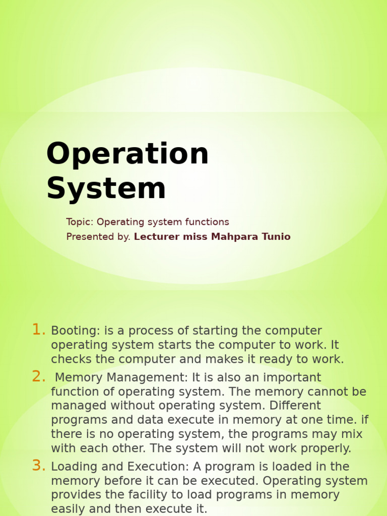 Operation System w.2 | PDF | Operating System | Computer Cluster